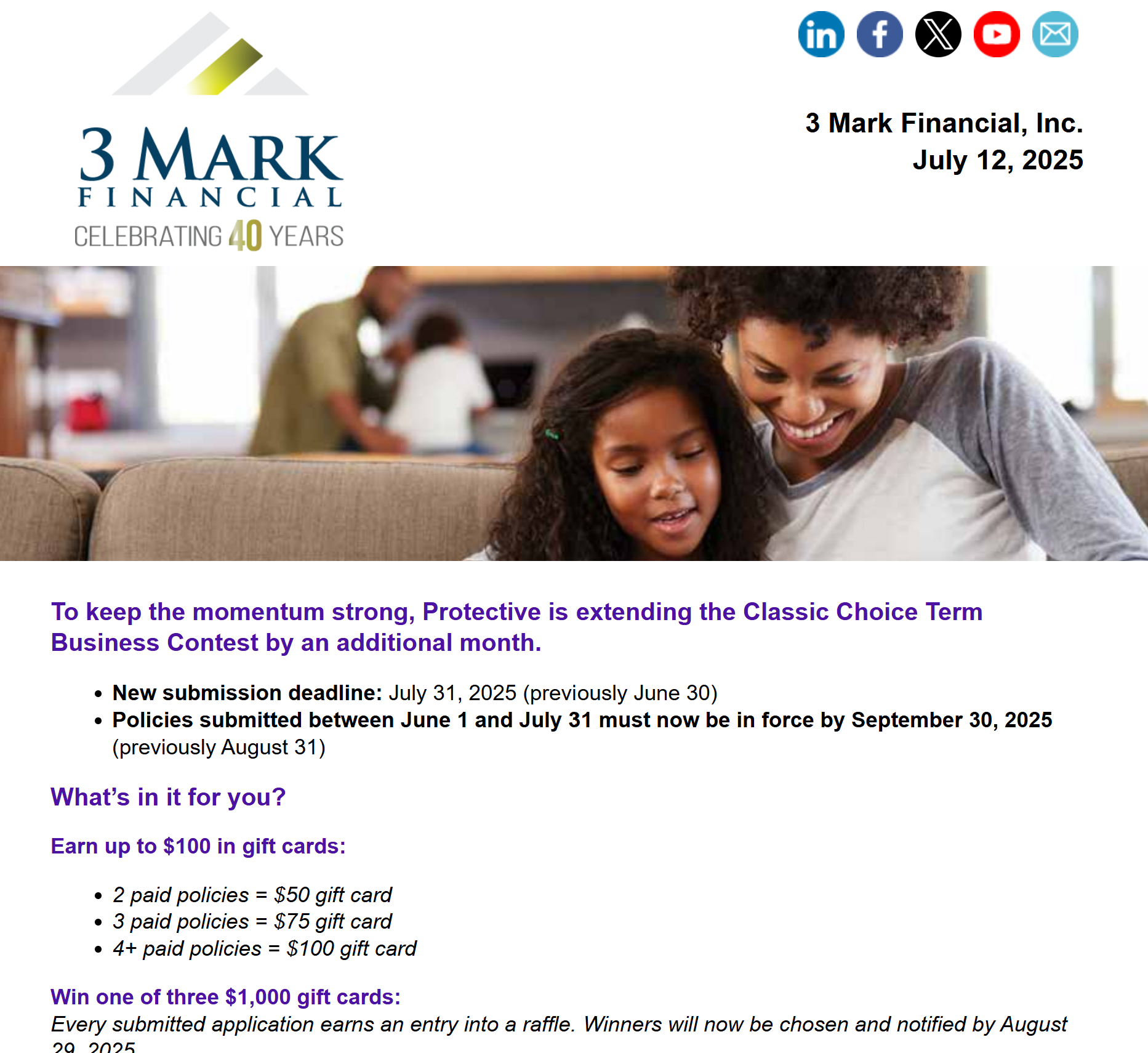 Carrier Spotlight Page - 3 Mark Financial